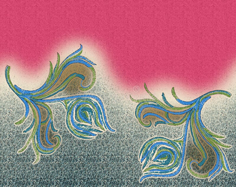 Beautiful Background Print Design Stock Illustration - Illustration of ...