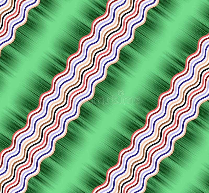 Beautiful Background Effect Wave Line Design Stock Illustration ...