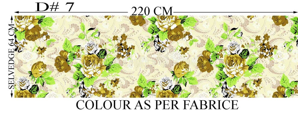 Textile Print Design Bedsheet Collection Stock Illustration ...