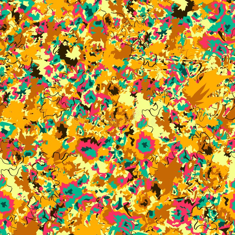 Colorful Background Print Design Stock Illustration - Illustration of ...