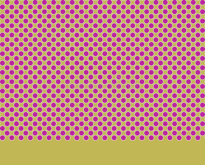 Dot Pattern with Plain Border Stock Illustration - Illustration of ...