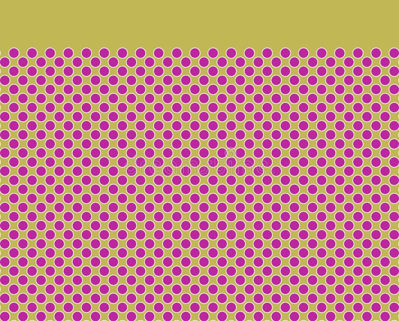 Dot Pattern with Plain Border Stock Illustration - Illustration of ...