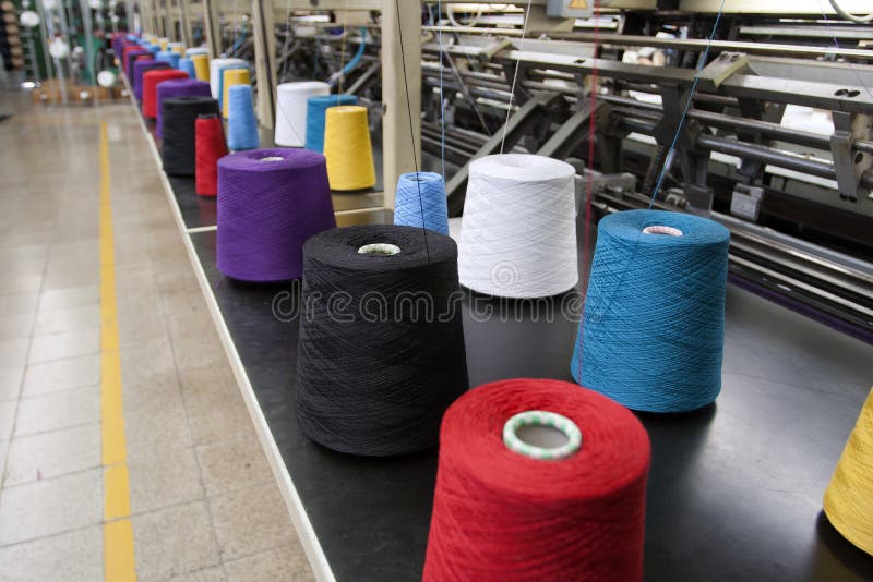 Textile Production - Weaving Stock Photo - Image of backgrounds, loom ...
