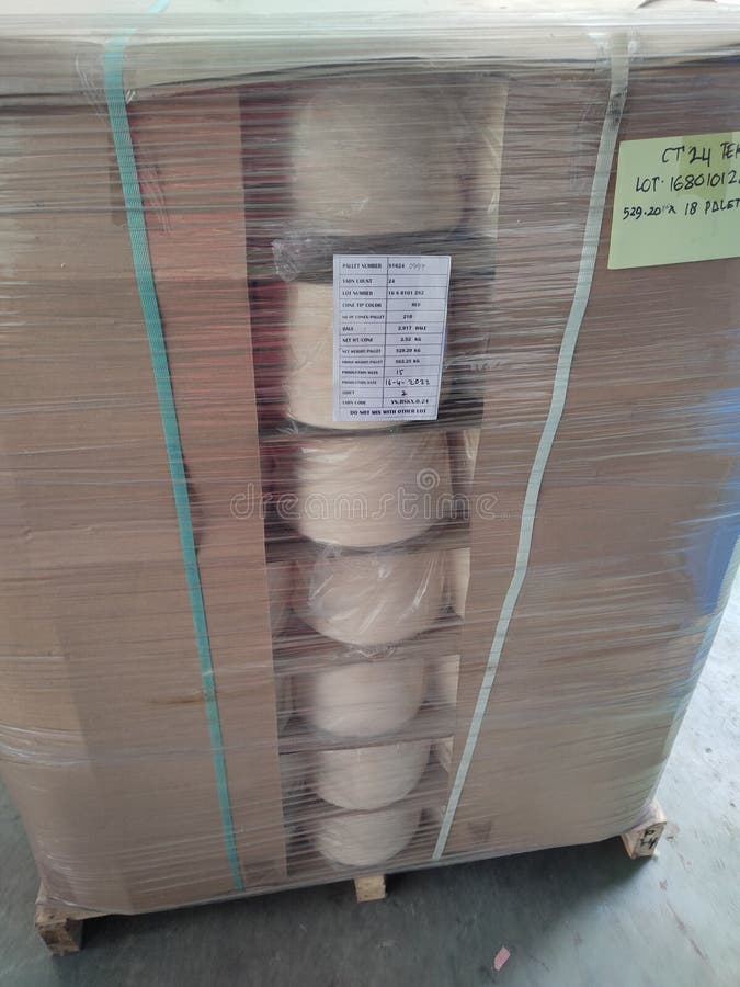 Textile Products in the Form of Rolls of Yarn that are Ready To Be Sent ...