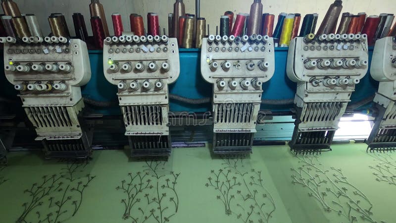 Textile - Professional and Industrial Embroidery Machine. Machine ...