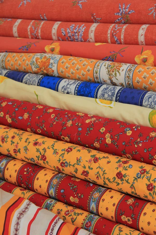 Provencal fabrics stock image. Image of colorful, traditional - 26626935
