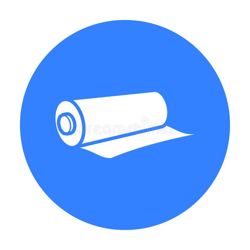 Textile Roll Icon of Vector Illustration for Web and Mobile Stock ...
