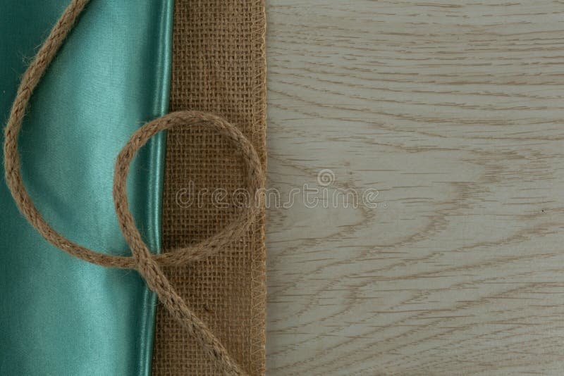 Textile and Rope on a Table Stock Image - Image of textile, grain ...