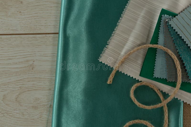 Textile and Rope on a Table Stock Photo - Image of grain, craft: 136019146