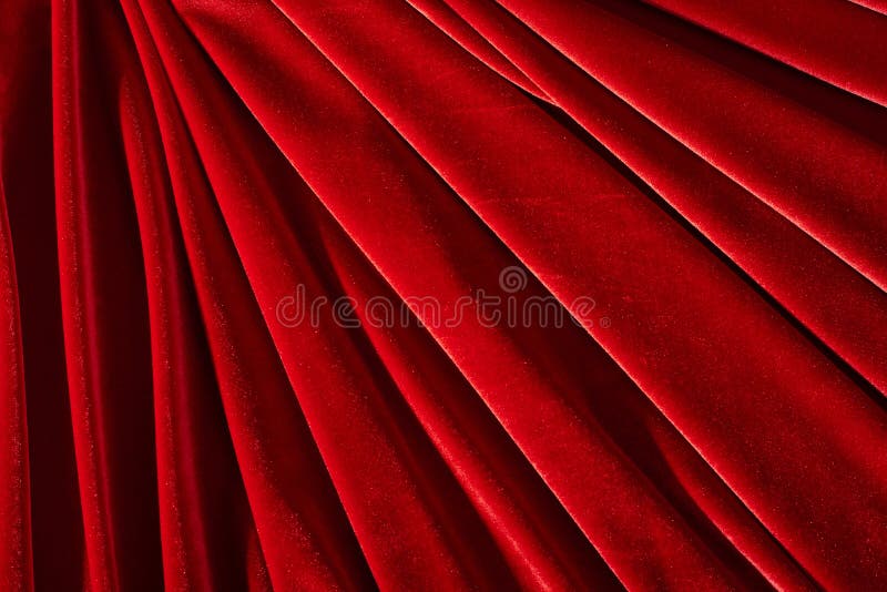 Textile Rouge De Velours Pour Le Fond Ou La Texture Photo stock - Image ...