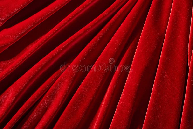 Textile Rouge De Velours Pour Le Fond Ou La Texture Photo stock - Image ...