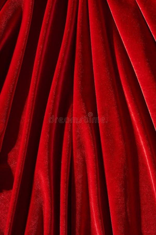 Textile Rouge De Velours Pour Le Fond Ou La Texture Photo stock - Image ...