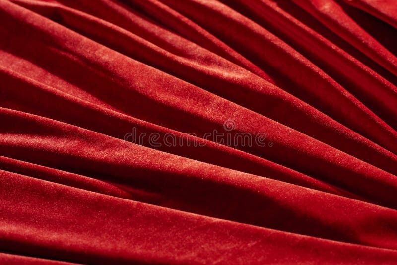 Textile Rouge De Velours Pour Le Fond Ou La Texture Photo stock - Image ...