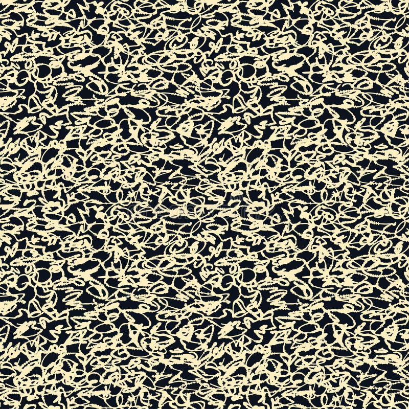 Textile Seamless Graffiti Doodle Pattern Stock Vector - Illustration of ...
