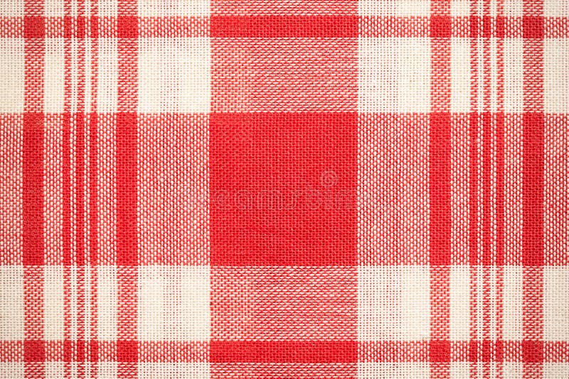 Textile Surface. Red and White Cloth Texture Stock Image - Image of ...