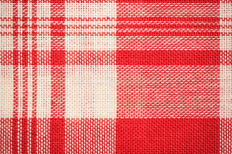 Textile Surface. Red and White Cloth Texture Stock Image - Image of ...