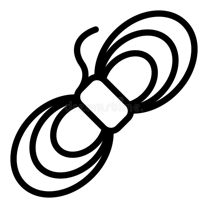 Textile Thread Icon, Outline Style Stock Vector - Illustration of ...