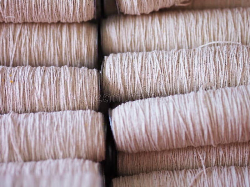 Textile Threads Industry Spoon Close Up Stock Image - Image of group ...