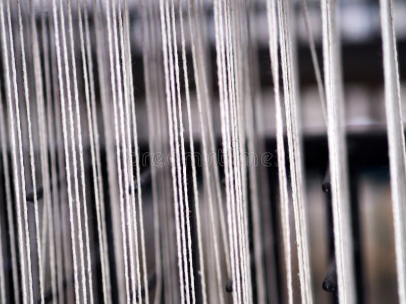 Textile Threads Industry Spoon Close Up Stock Photo - Image of ...