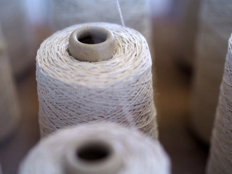 Textile Threads Industry Spoon Close Up Stock Image - Image of craft ...
