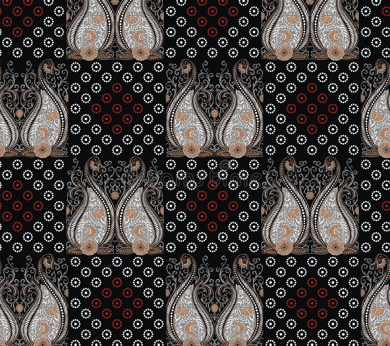 ALLOVER PATTERN ART DESIGN for PRINT Stock Illustration - Illustration ...