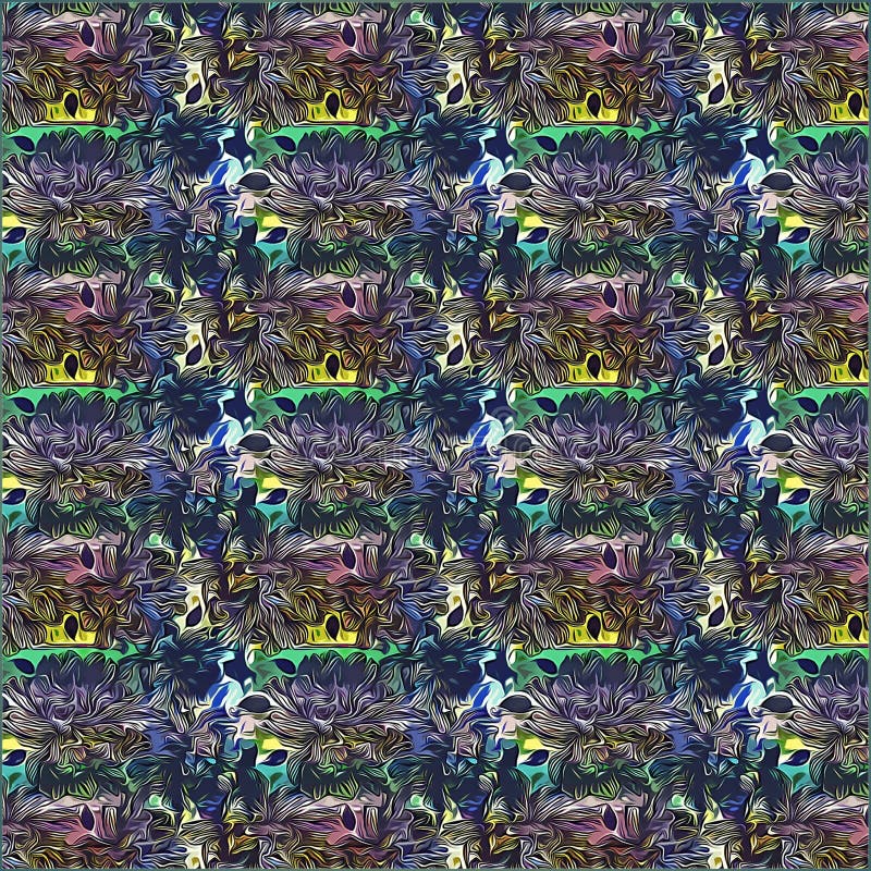 Textile Wallpaper Pattern Printable Digital Stock Image - Image of ...