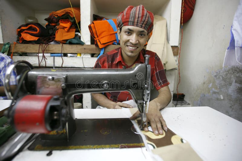 Textile worker editorial photography. Image of social - 6685727