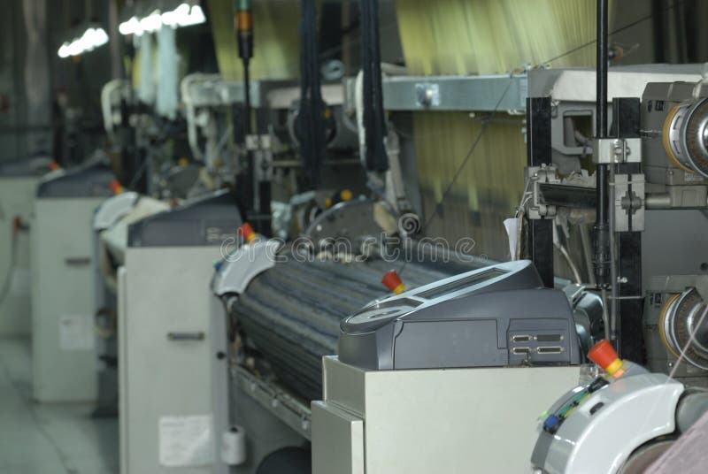 Textile workshop stock image. Image of cotton, motion - 13756629