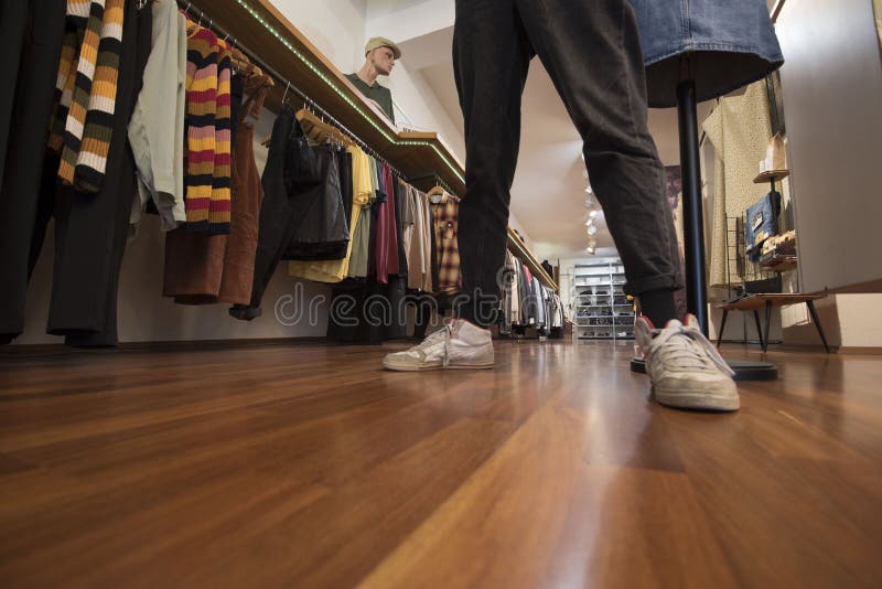 Textiles and Clothing in Fashion Stock Photo - Image of product ...