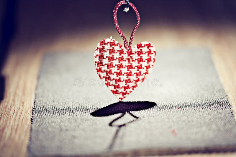 Textiles Valentine heart stock image. Image of beautiful - 69121101