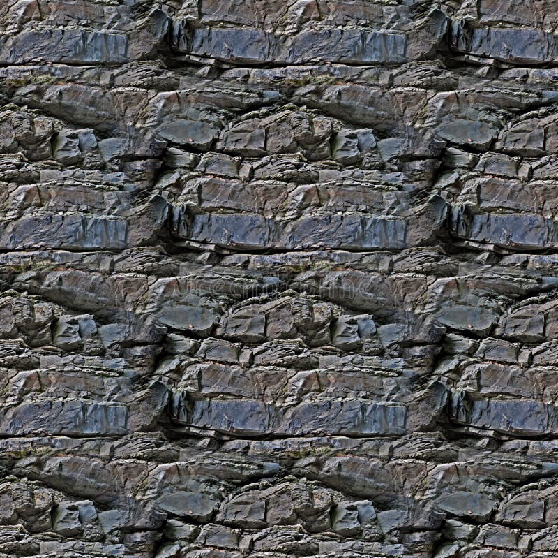 Textiles, Wallpapers, Packaging. a Wall of Dark Natural Stone Stock ...