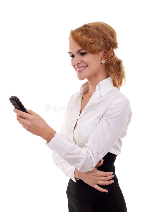Texting on cell phone stock photo. Image of natural, business - 16865876