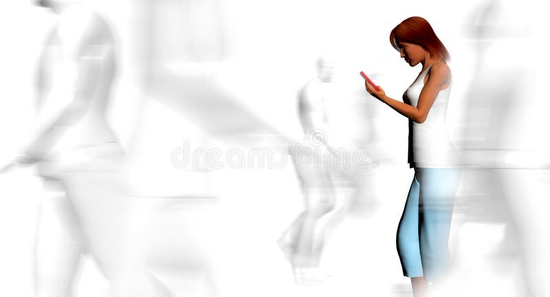 Be Focused on the Most Important Stock Illustration - Illustration of ...