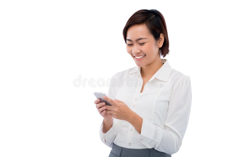 Asian White Collar Worker at Workplace Stock Photo - Image of employee ...