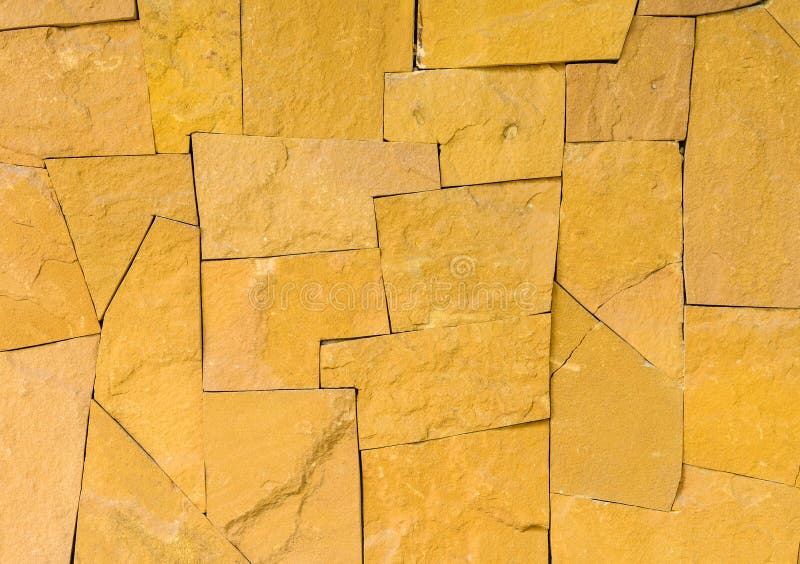 Textrue of Yellow Stone Wall Stock Image - Image of architecture ...