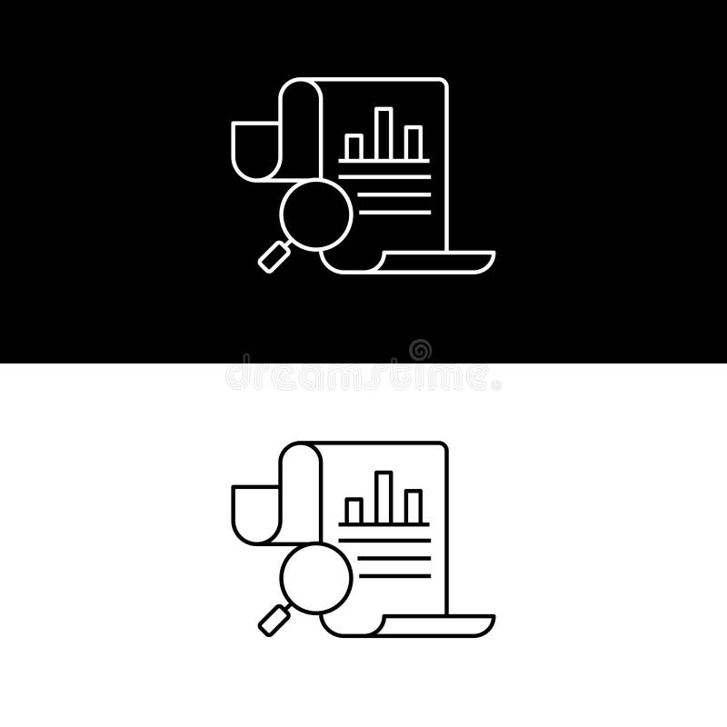 Textual Analysis Icon. Document Evaluation Tool Stock Vector ...