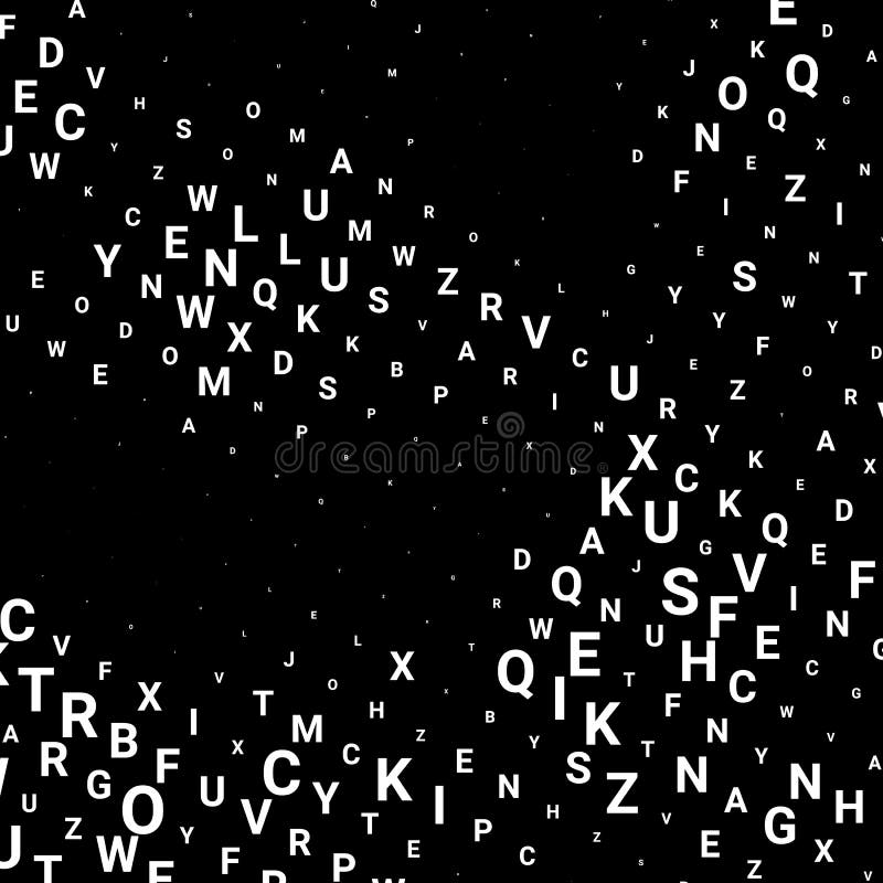 Textura Abstracta Con Las Letras Ilustración del Vector - Ilustración ...
