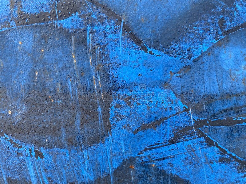 Textura Antiga Da Parede De Ferro Azul Foto de Stock - Imagem de ...