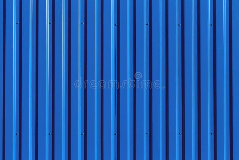Textura Azul Da Parede De Tapume Do Metal Imagem de Stock - Imagem de ...