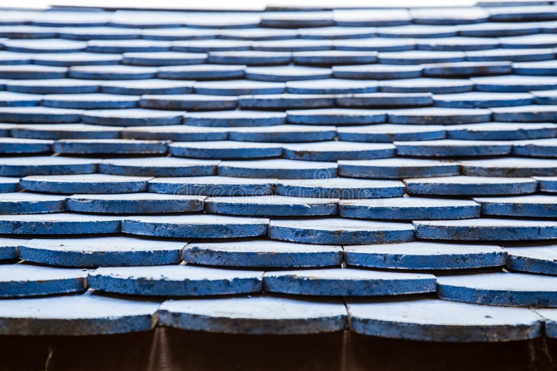 Telhado azul foto de stock. Imagem de telhado, alto, azul - 46872532