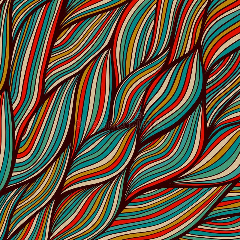Textura Con Las Ondas Abstractas. Fondo Sin Fin Stock de ilustración ...