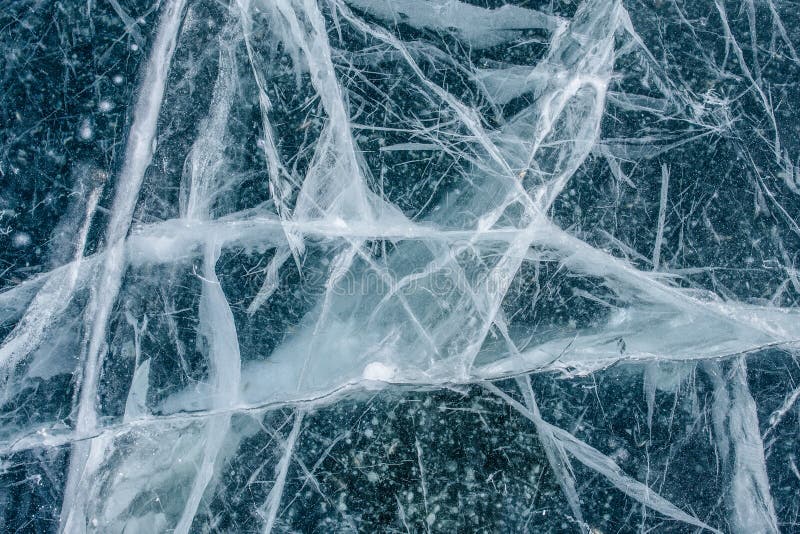 Textura Congelada Del Hielo Del Lago Imagen de archivo - Imagen de ...