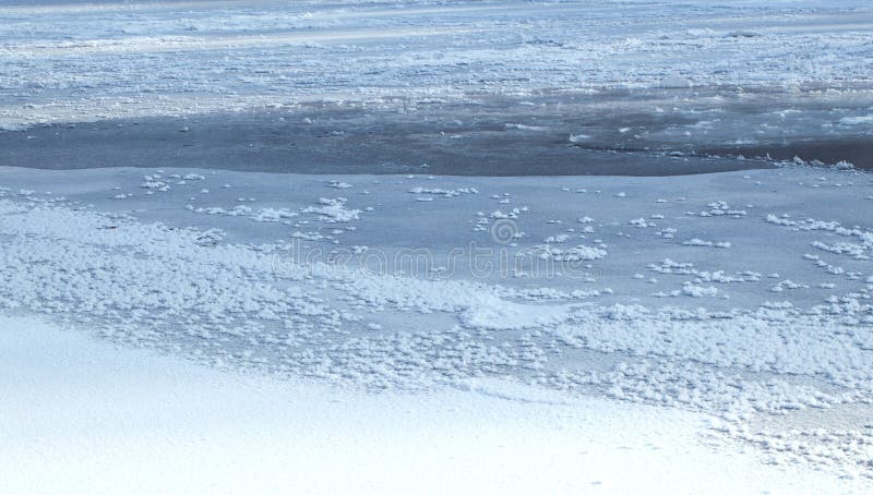 Textura congelada del río imagen de archivo. Imagen de superficie ...