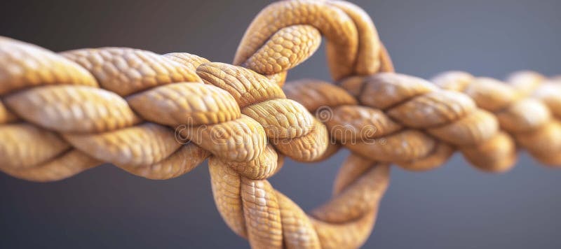 Textura Da Corda Da Corda Marrom Atada Ilustração Stock - Ilustração de ...