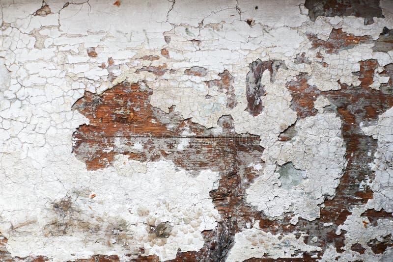 A Textura Da Mesa De Madeira Com Tinta Inchada E Descascada. Foto de ...