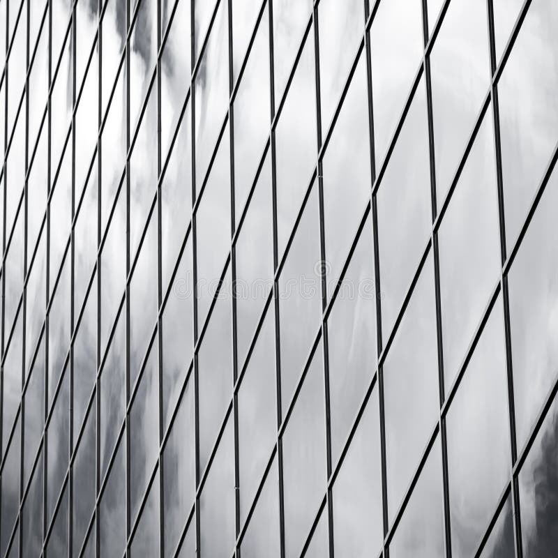 Textura De Edificios Corporativos De Gran Altura De Cristal Azules ...