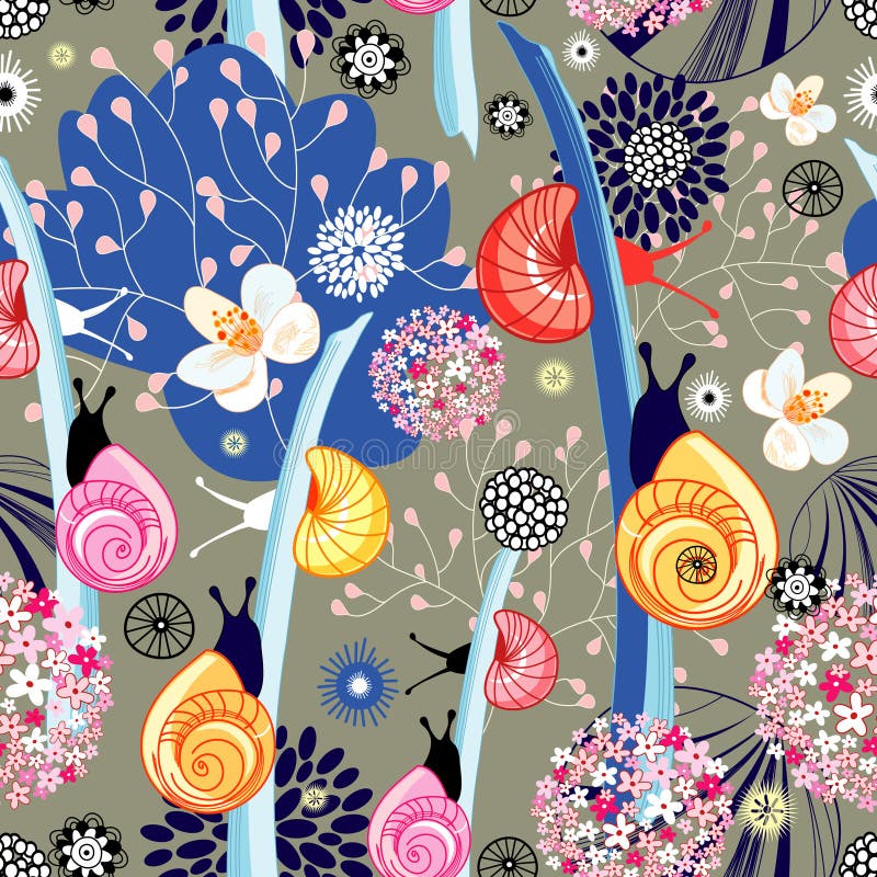 Conjunto de caracoles stock de ilustración. Ilustración de concepto ... Conjunto de caracoles stock de ilustración. Ilustración de concepto ...