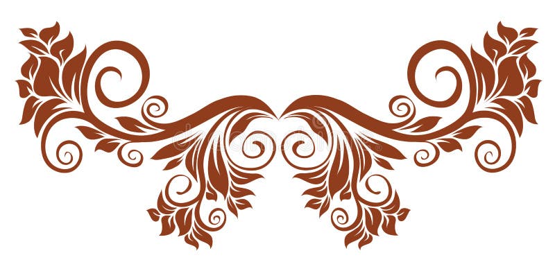 Textura De La Flor De Brown Stock de ilustración - Ilustración de ...