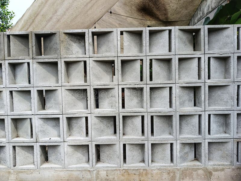 Textura De La Pared De Bloques De Concreto Imagen de archivo - Imagen ...