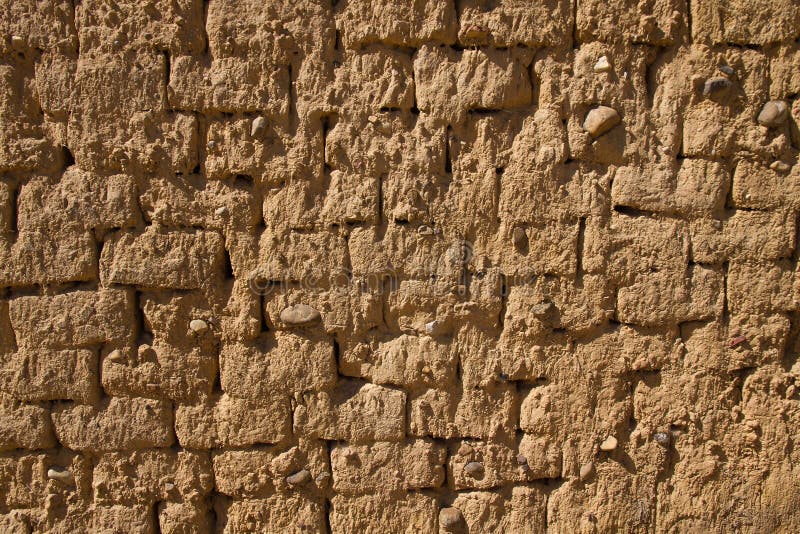 Textura De La Pared De Ladrillos De Adobe Foto de archivo - Imagen de ...
